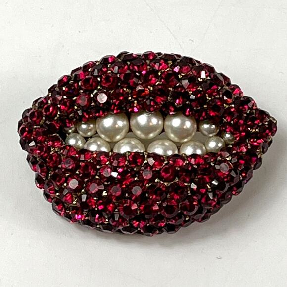 Dali | Jewelry | Salvador Dal Joies Ruby Lips Brooch 20 Official ...